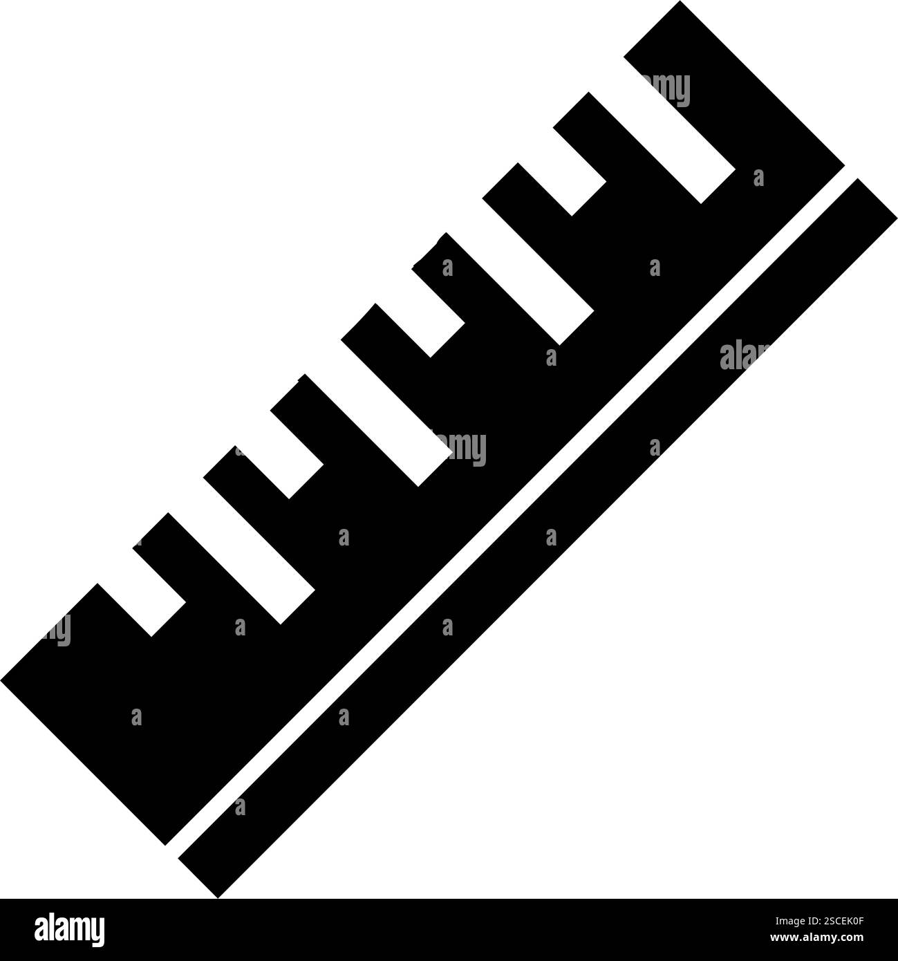 Measuring ruler textile industry equipment Stock Vector Image & Art - Alamy