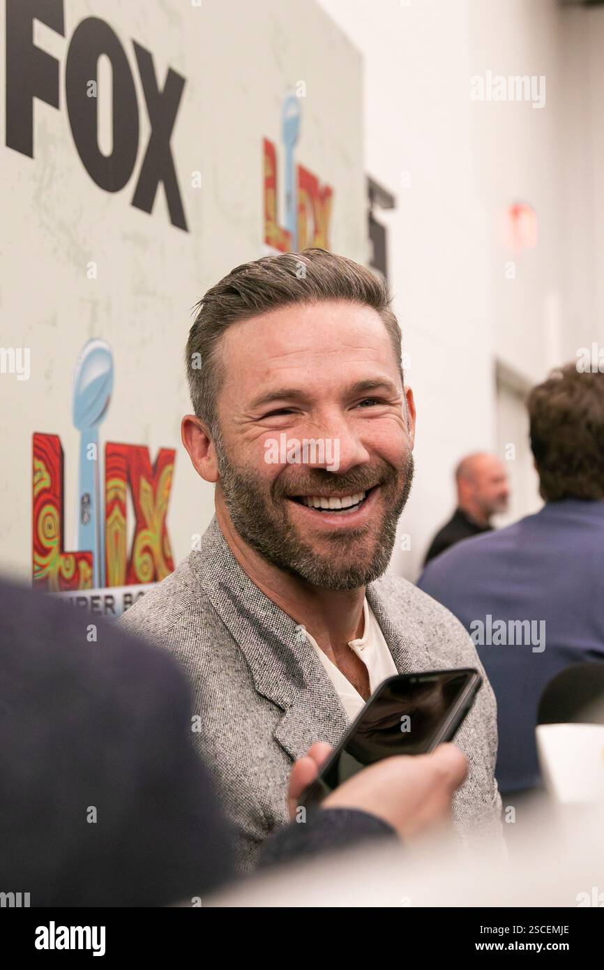 New Orleans, Louisiana, USA. 6th February, 2025. Julian Edelman ...