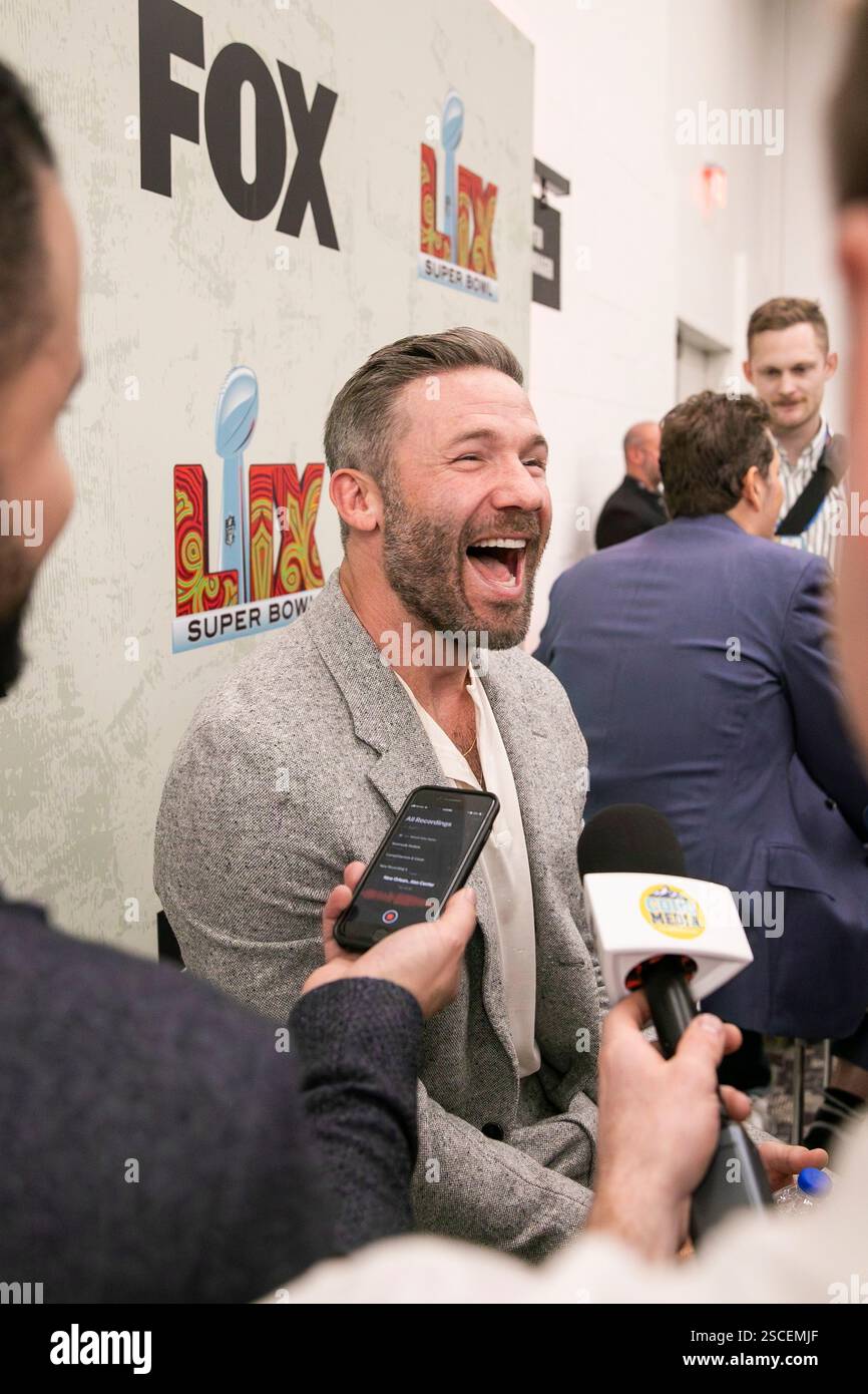 New Orleans, Louisiana, USA. 6th February, 2025. Julian Edelman ...