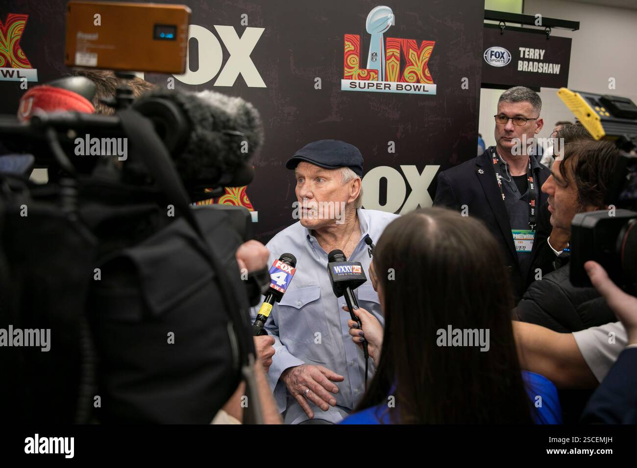 New Orleans, Louisiana, USA. 6th February, 2025. Terry Bradshaw ...
