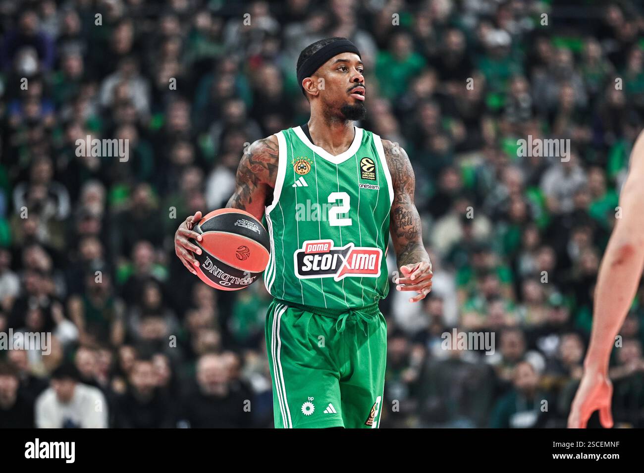 Athens, Athens, Greece. 6th Feb, 2025. 2 LORENZO BROWN of Panathinaikos ...