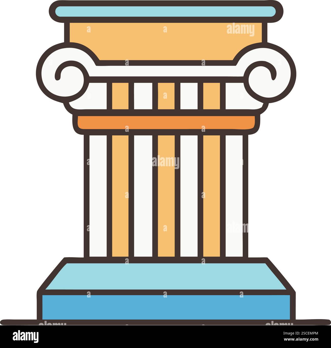 ancient greece doric column architecture Stock Vector Image & Art - Alamy
