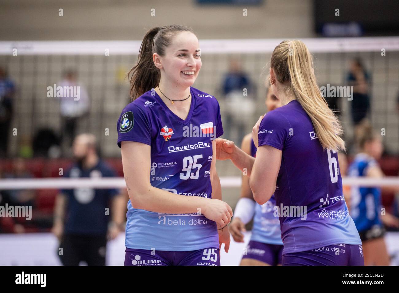 Magdalena Jurczyk (KS DevelopRes Rzeszow, #95) - Lachen, Freude / GER ...