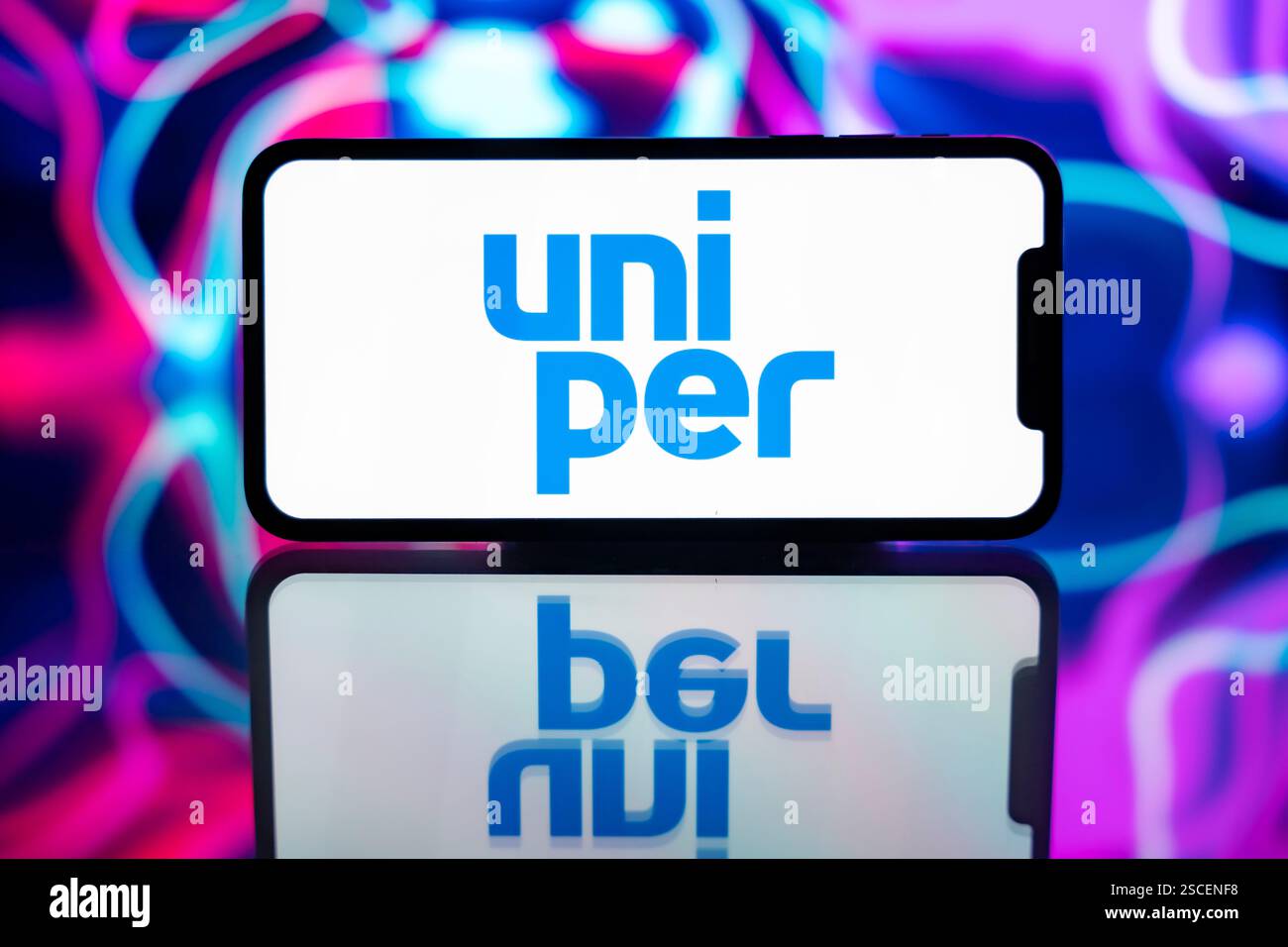 India. 6th Feb, 2025. In this photo illustration, the Uniper logo is ...