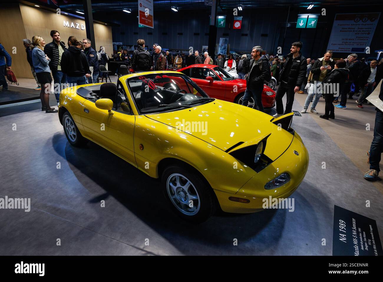 Paris, France. 06th Feb, 2025. Mazda MX-5 NA 1989, during the ...