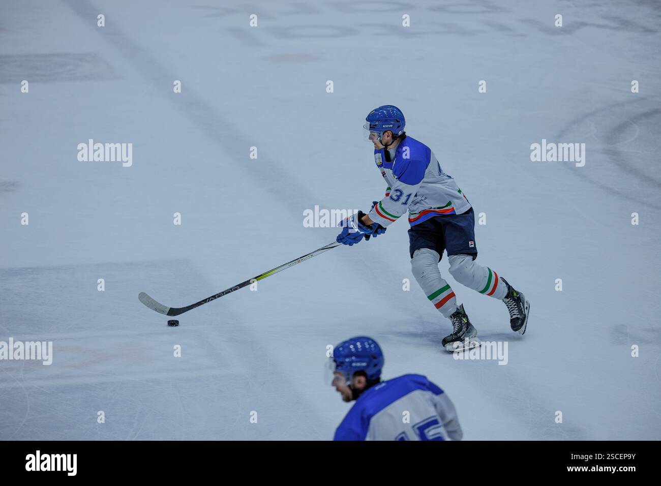 Sosnowiec, Poland, Feb 6 2025, Hockey match as part of the EIHC 2025 ...