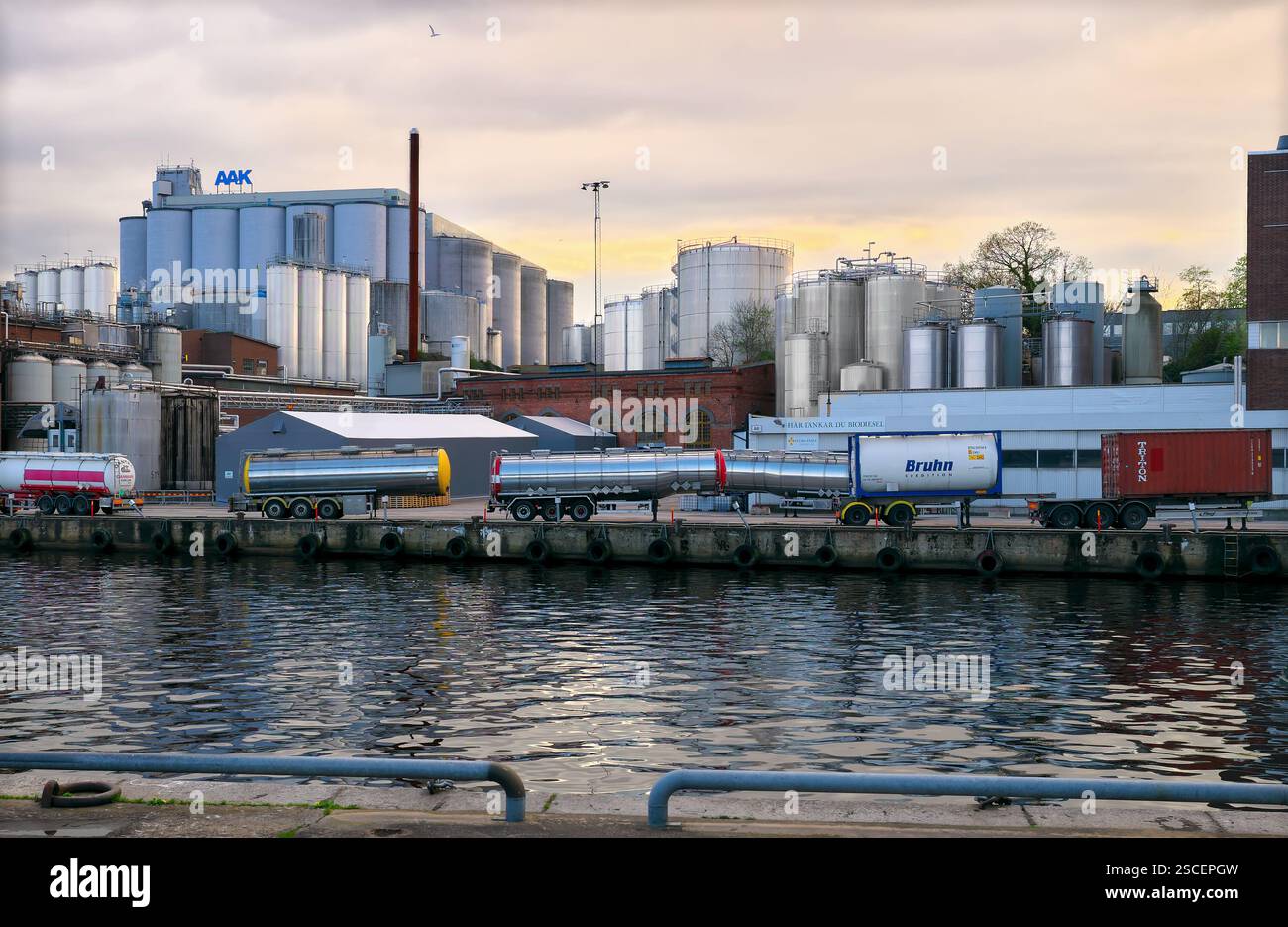 The manufactoring plant of AAK, a Sweden-based producer of vegetable ...