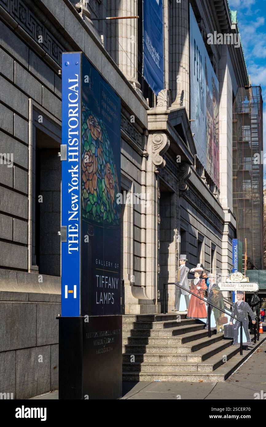 New York Historical Society Museum and Library, Front Entrance 170 ...