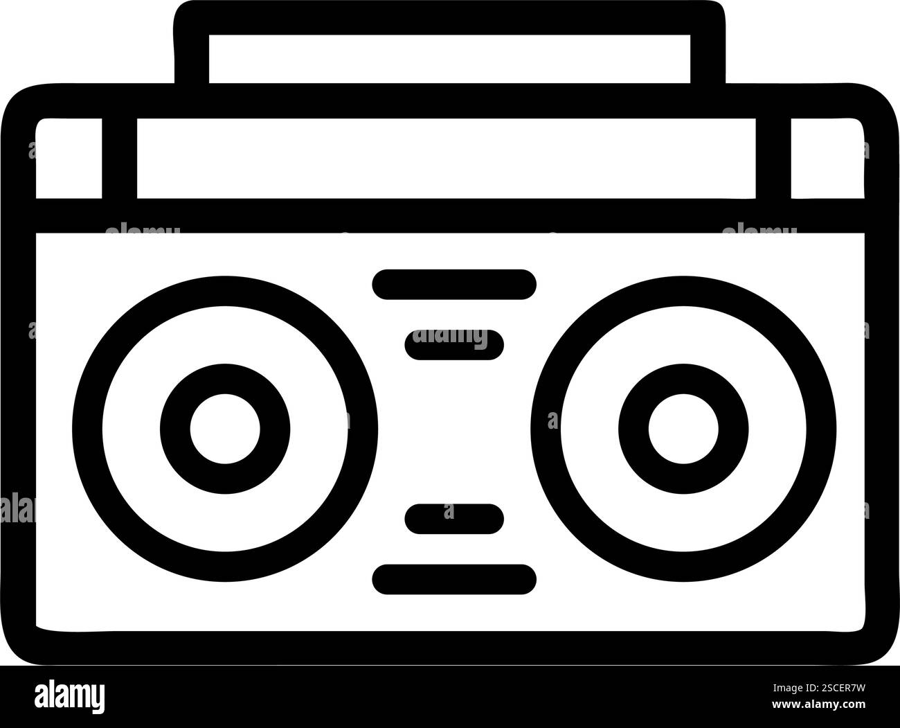 Boombox hip hop music retro radio Stock Vector Image & Art - Alamy