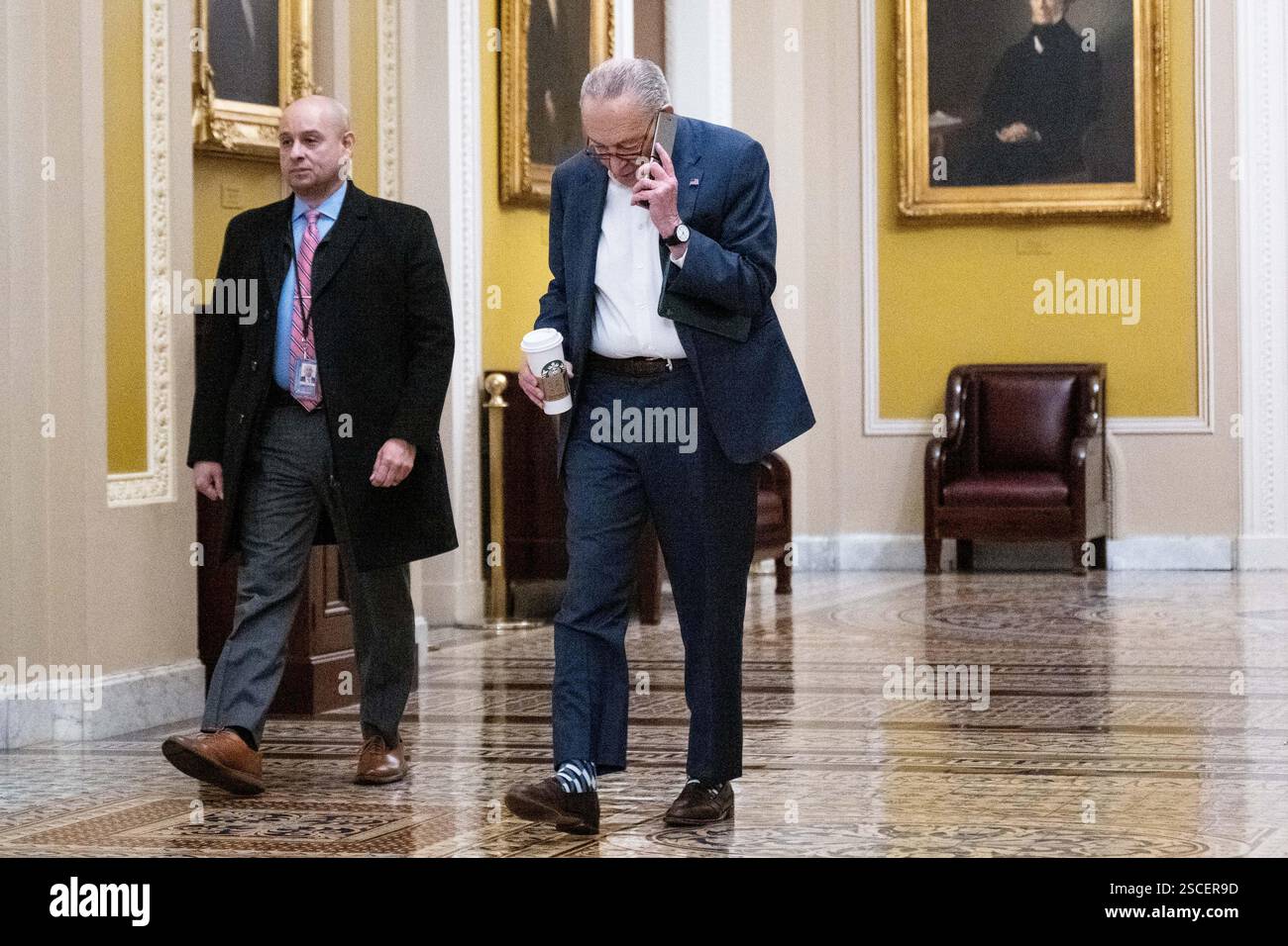 Washington, United States. 06th Feb, 2025. Senate Minority Leader Chuck ...