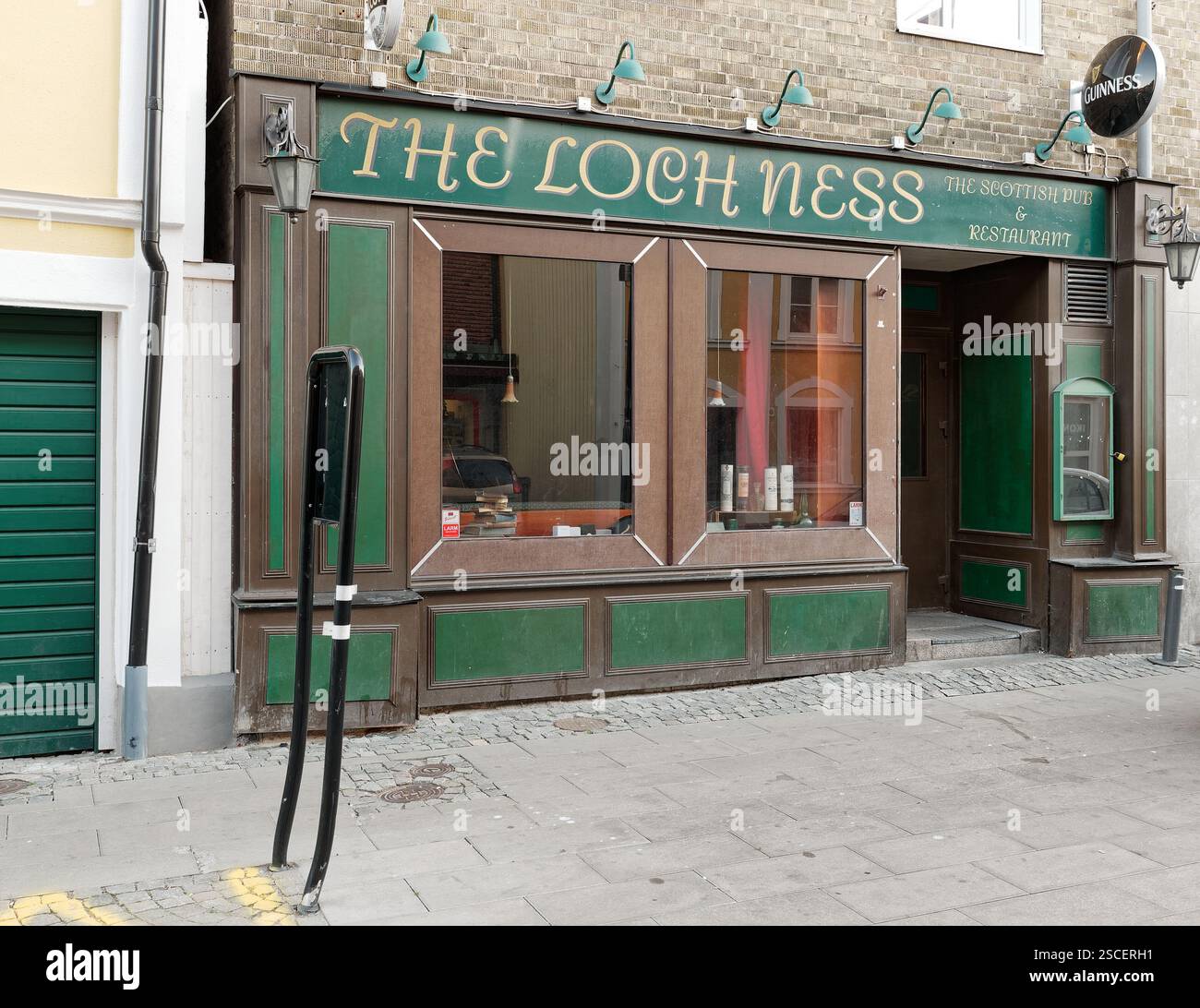 "The Loch Ness", a Scottish pub in central Karlshamn Stock Photo - Alamy