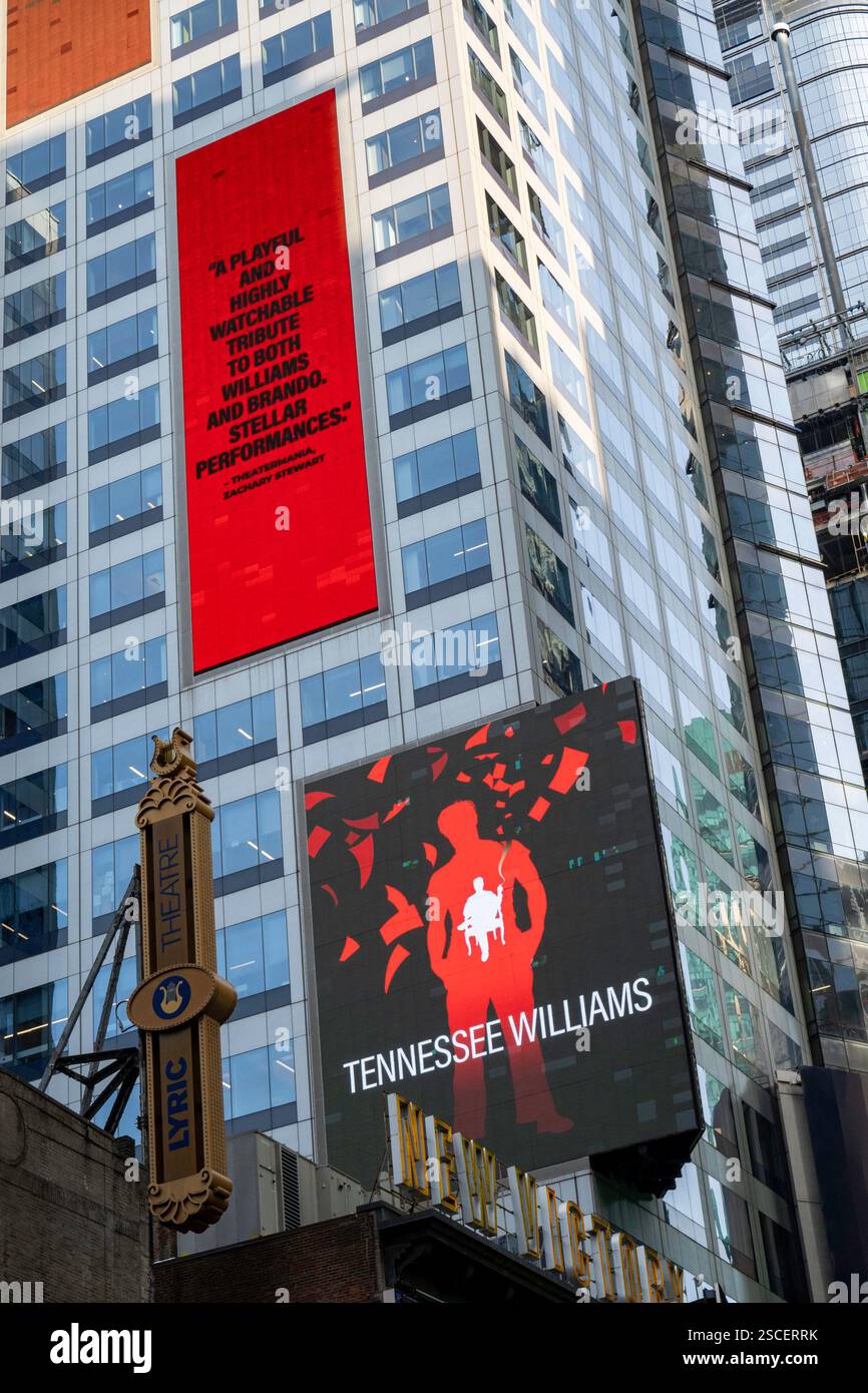 Electronic Advertising Billboards in Times Square, NYC, USA, 2025 Stock ...