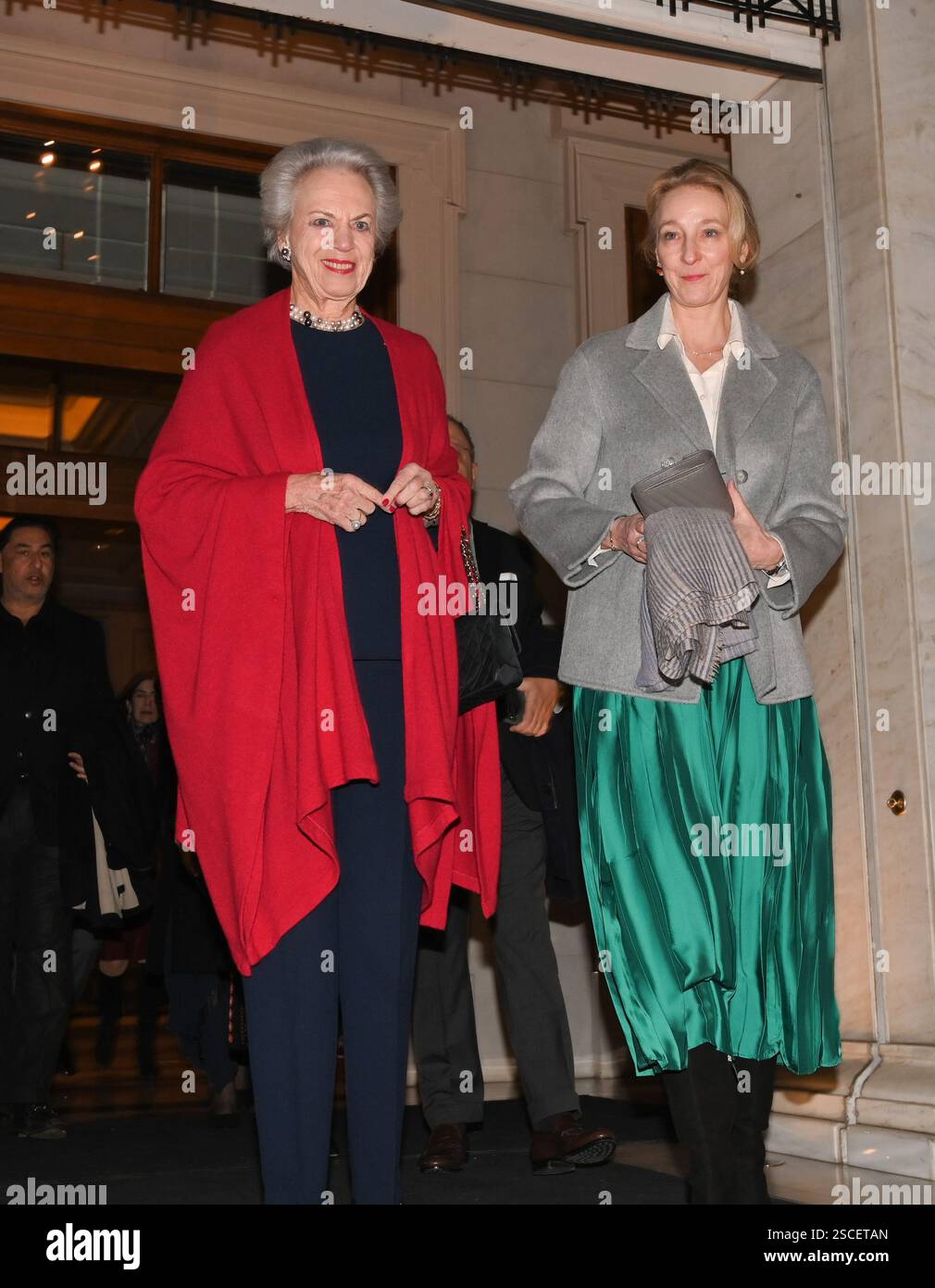Athens, Greece. 6 February 2025. Princess Benedikte of Denmark and ...