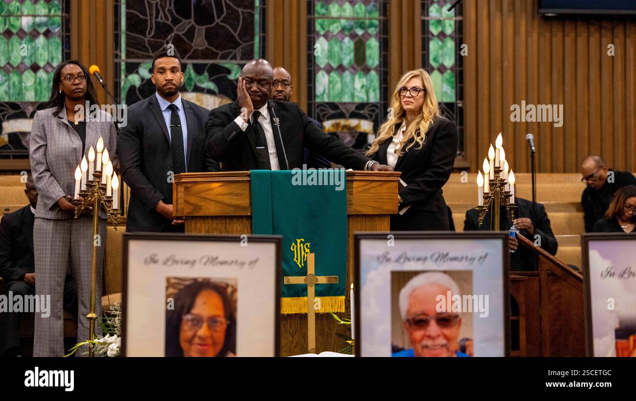 Pasadena, California, USA. 6th Feb, 2025. Attorney Benjamin Crump ...