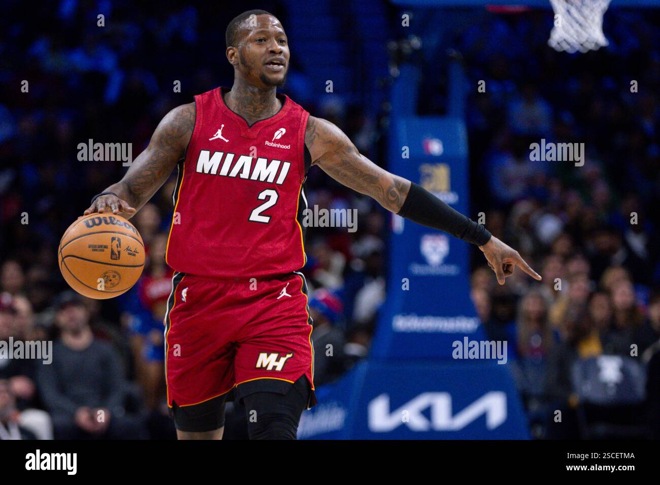 Miami Heat's Terry Rozier in action during the NBA basketball game ...
