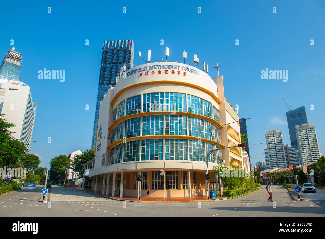 Fairfield Methodist Church at 1 Tg Pagar Road at Maxwell Road, Outram ...