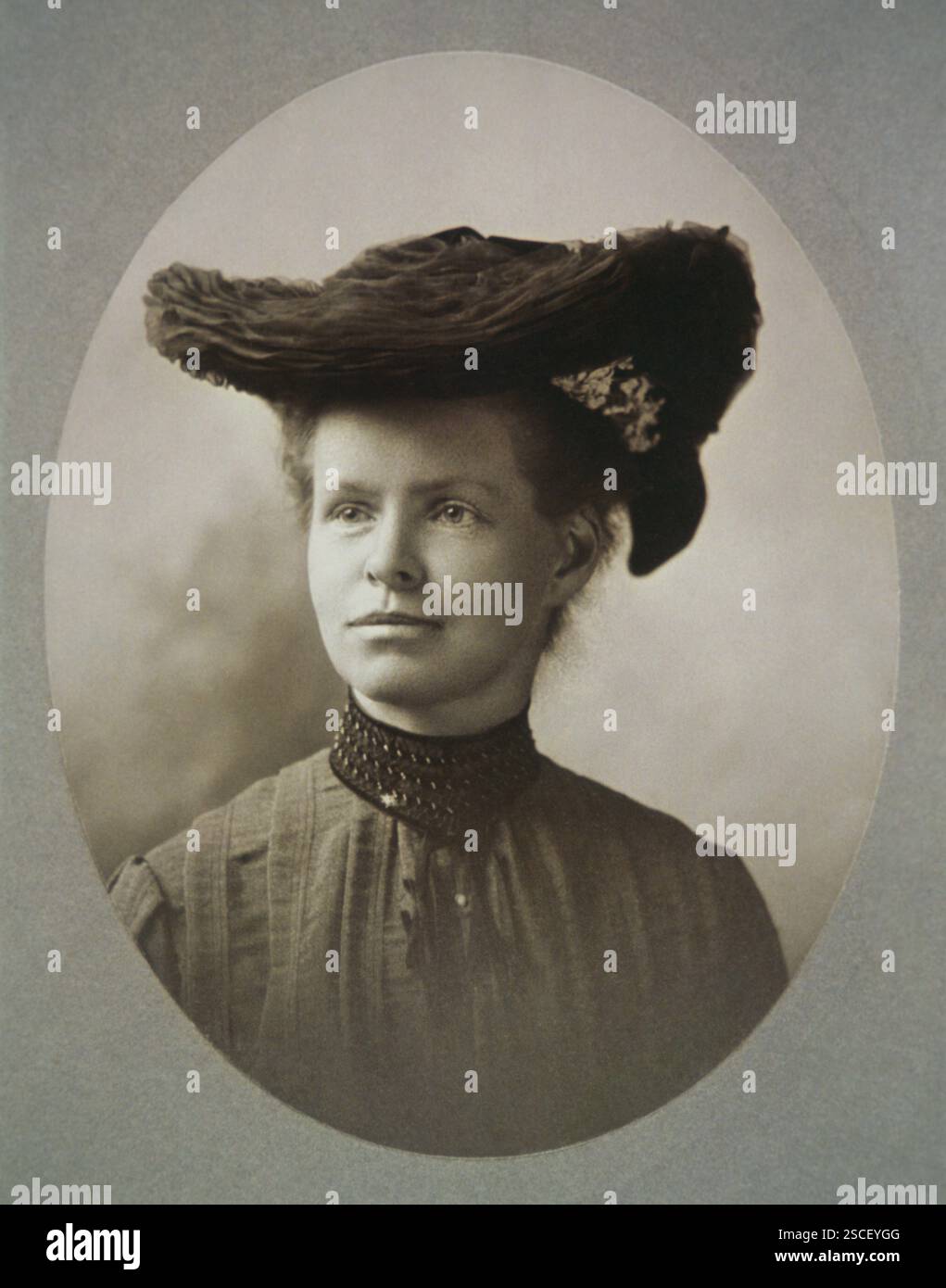 Portrait of Nettie Stevens, American geneticist, Vintage Archive ...