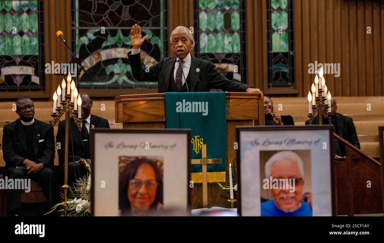 February 6, 2025, Pasadena, California, USA: The Rev. Al Sharpton ...
