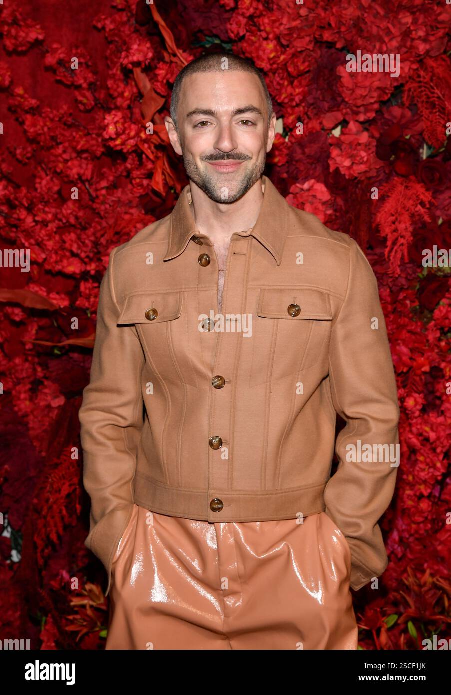 Matteo Lane attends the Christian Siriano Fall/Winter 2025 fashion show ...