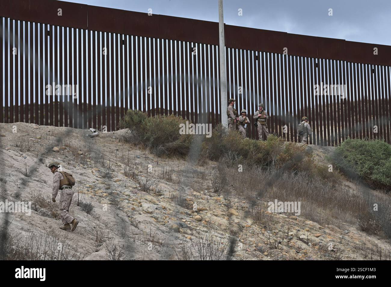 Tijuana, Mexico. 06th Feb, 2025. Members of the US Marine Corps ...
