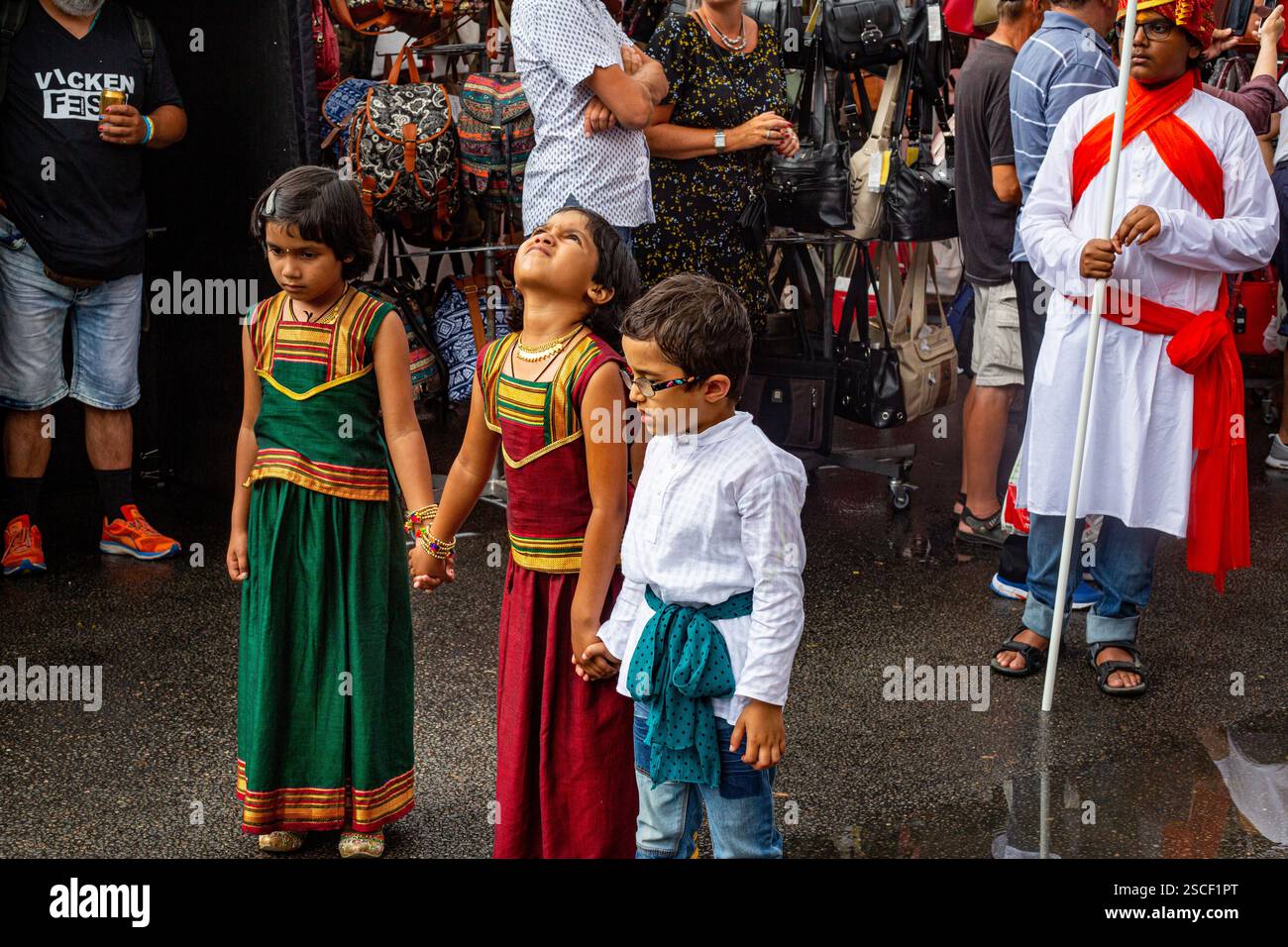 Local town carnival where people dress up in costumes from different ...