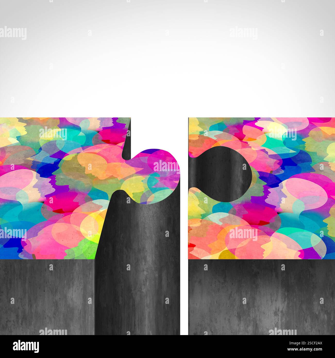 Autism Spectrum Disorder as a Neurodivergent Autistic symbol as ...