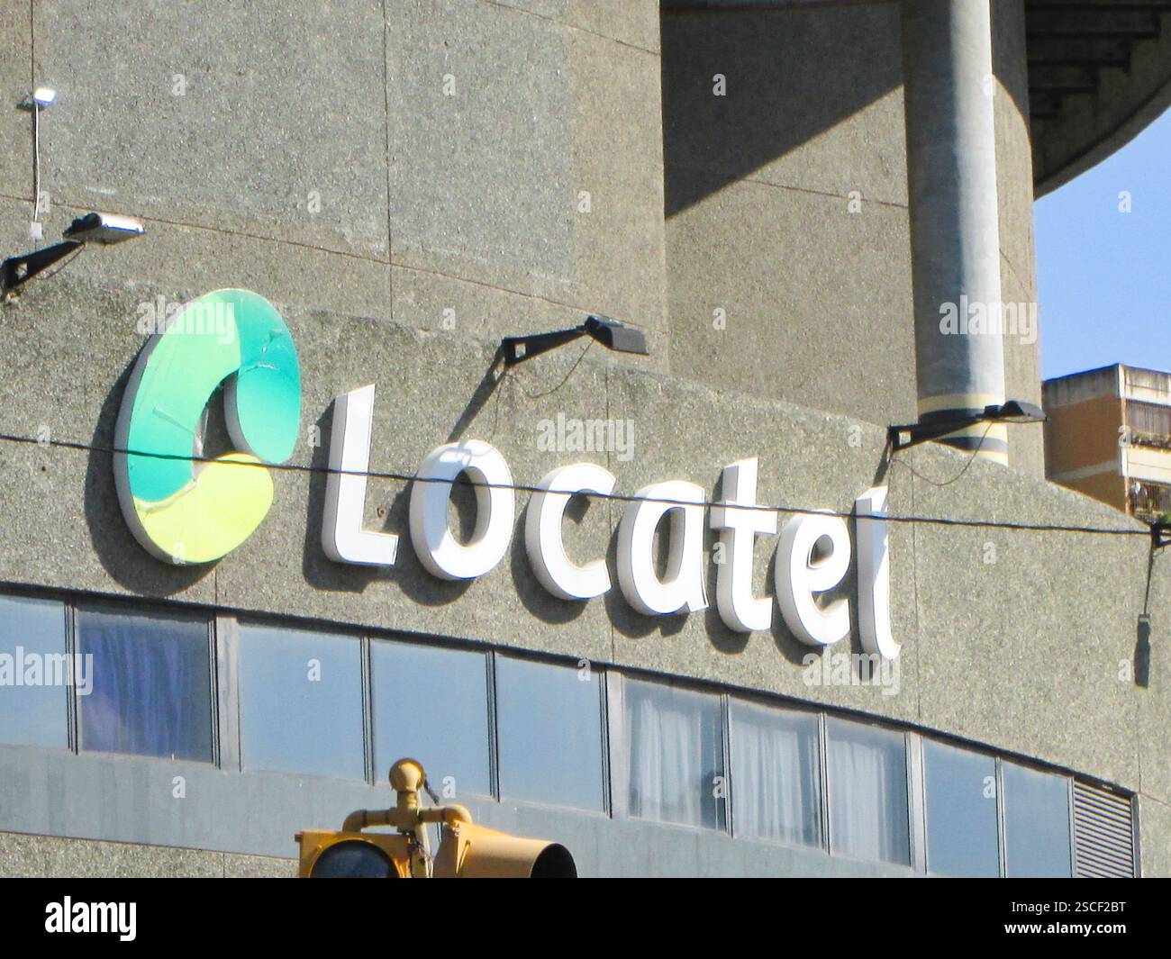 Iconic network of drugstore, called Locatel.Editorial, editorial ...