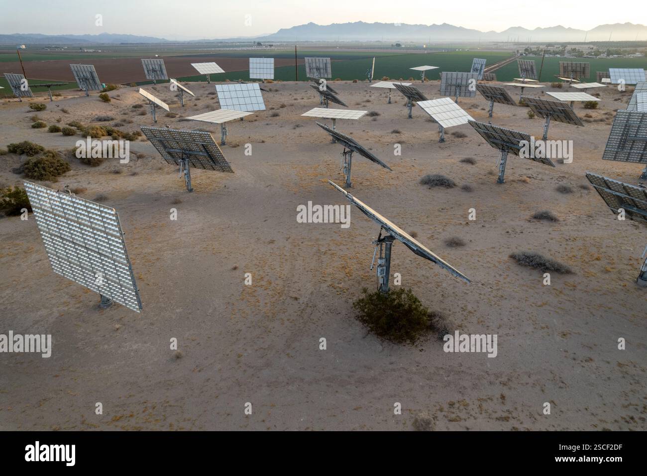 Obsolete Solar Farm Stock Photo - Alamy
