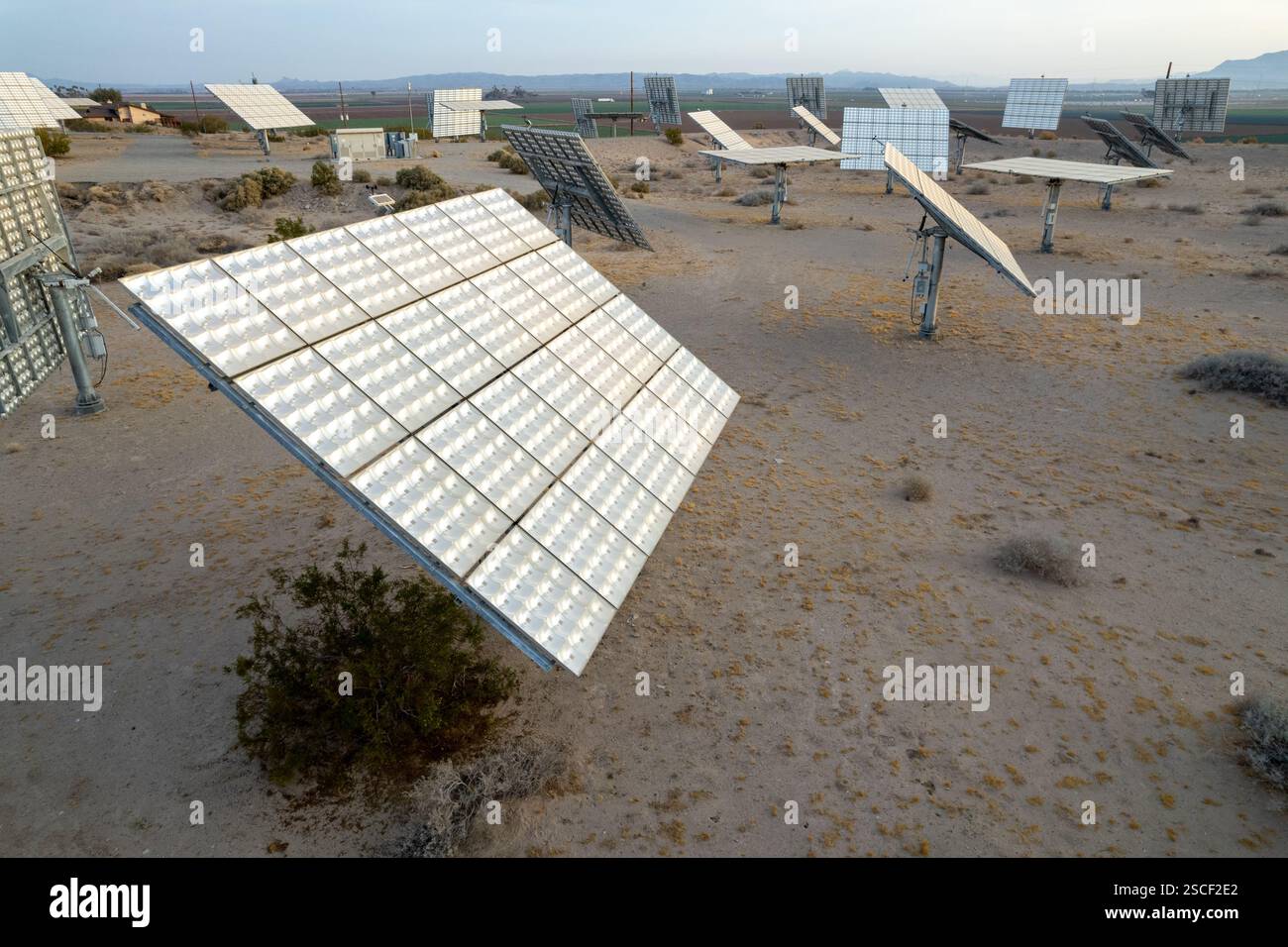 Obsolete Solar Farm Stock Photo - Alamy
