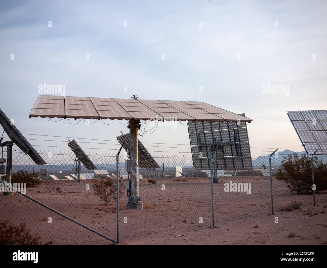 Obsolete Solar Farm Stock Photo - Alamy