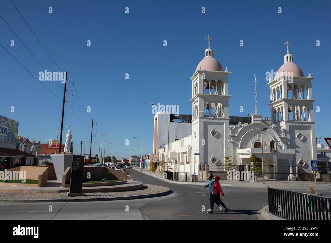 San Luis Río Colorado, Sonora, Mexico - January 3, 2022: Afternoon ...