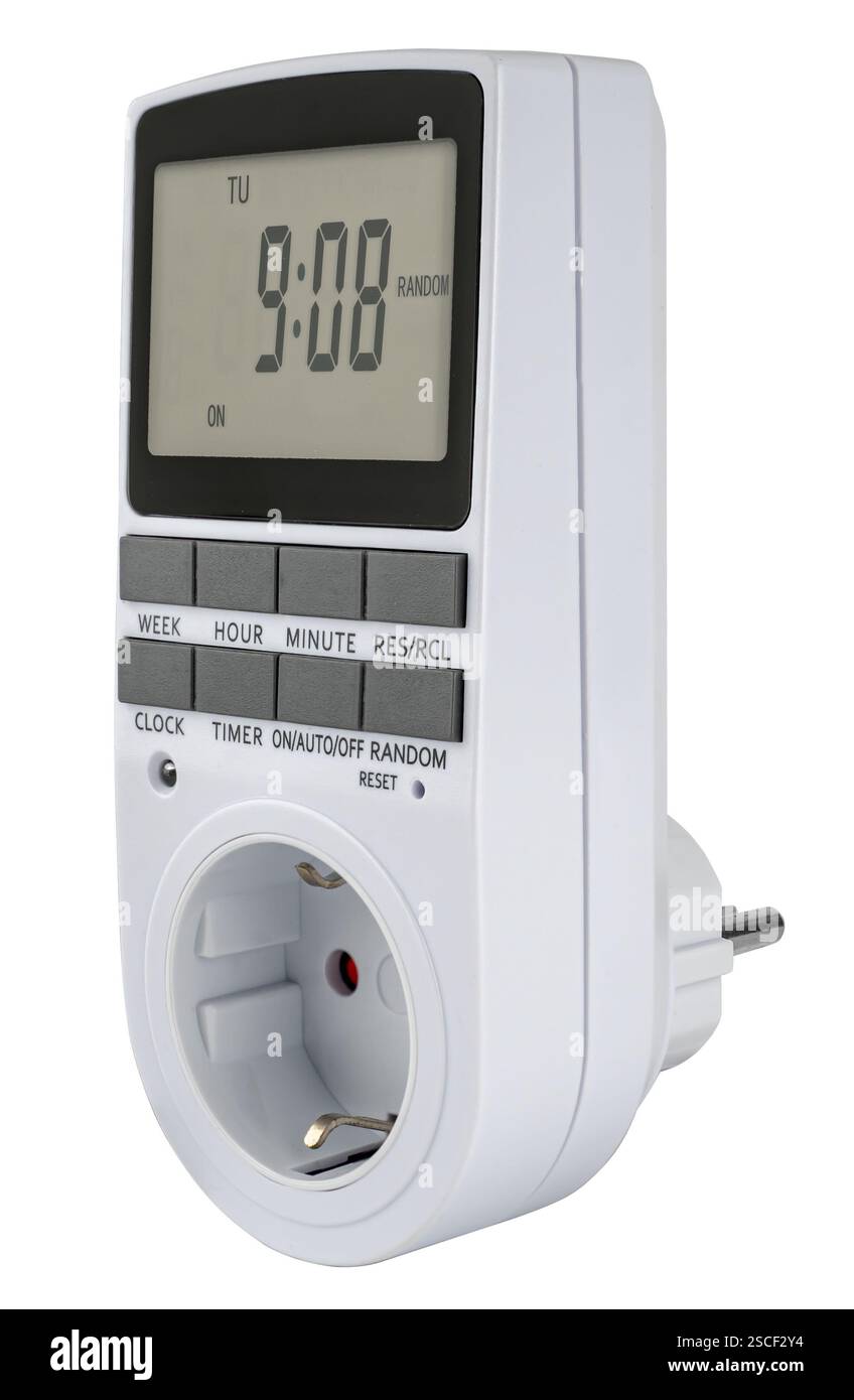 Digital weekly timer for automatic control of electrical appliances ...