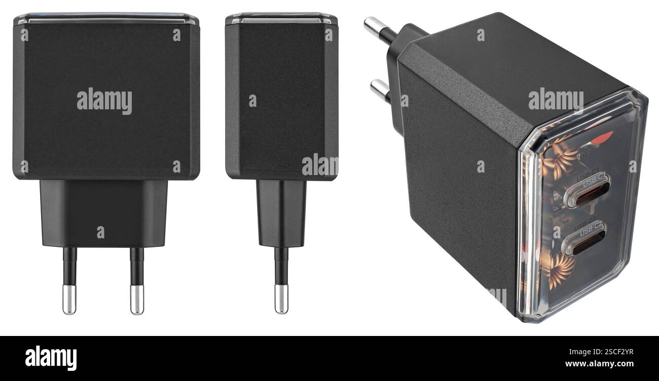 Powerful adapter with universal connector for gadgets Stock Photo - Alamy