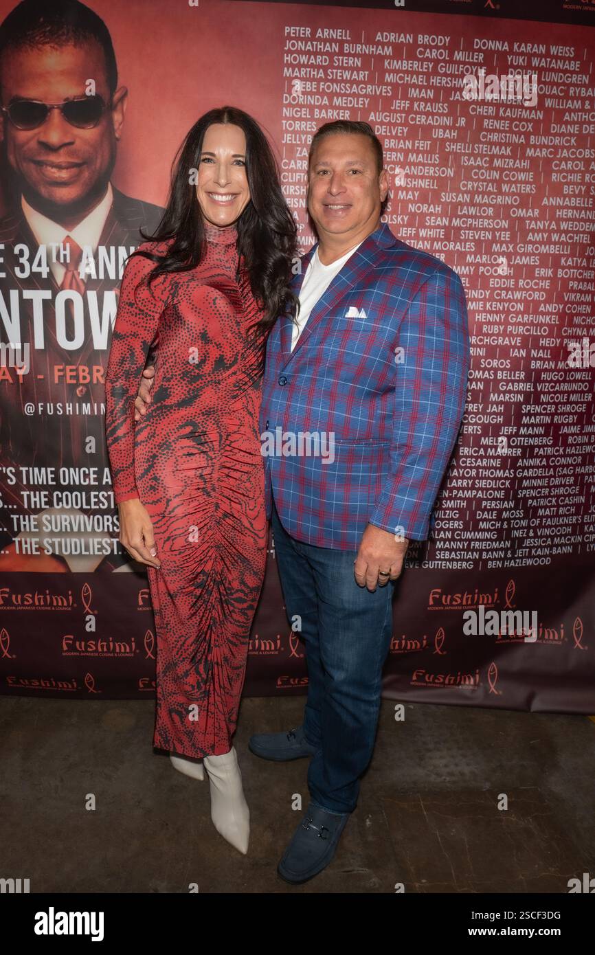 Lisa Fasano and Mario Fasano attends George Wayne's 2025 Downtown 100 ...