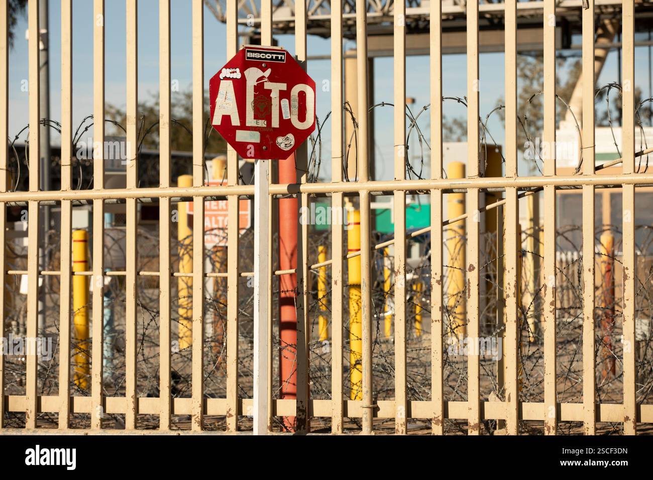 San Luis Río Colorado, Sonora, Mexico - January 3, 2022: Afternoon ...