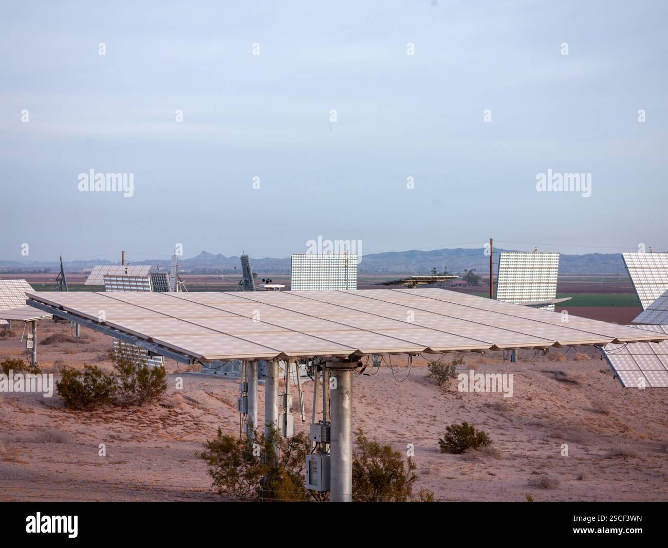 Obsolete Solar Farm Stock Photo - Alamy