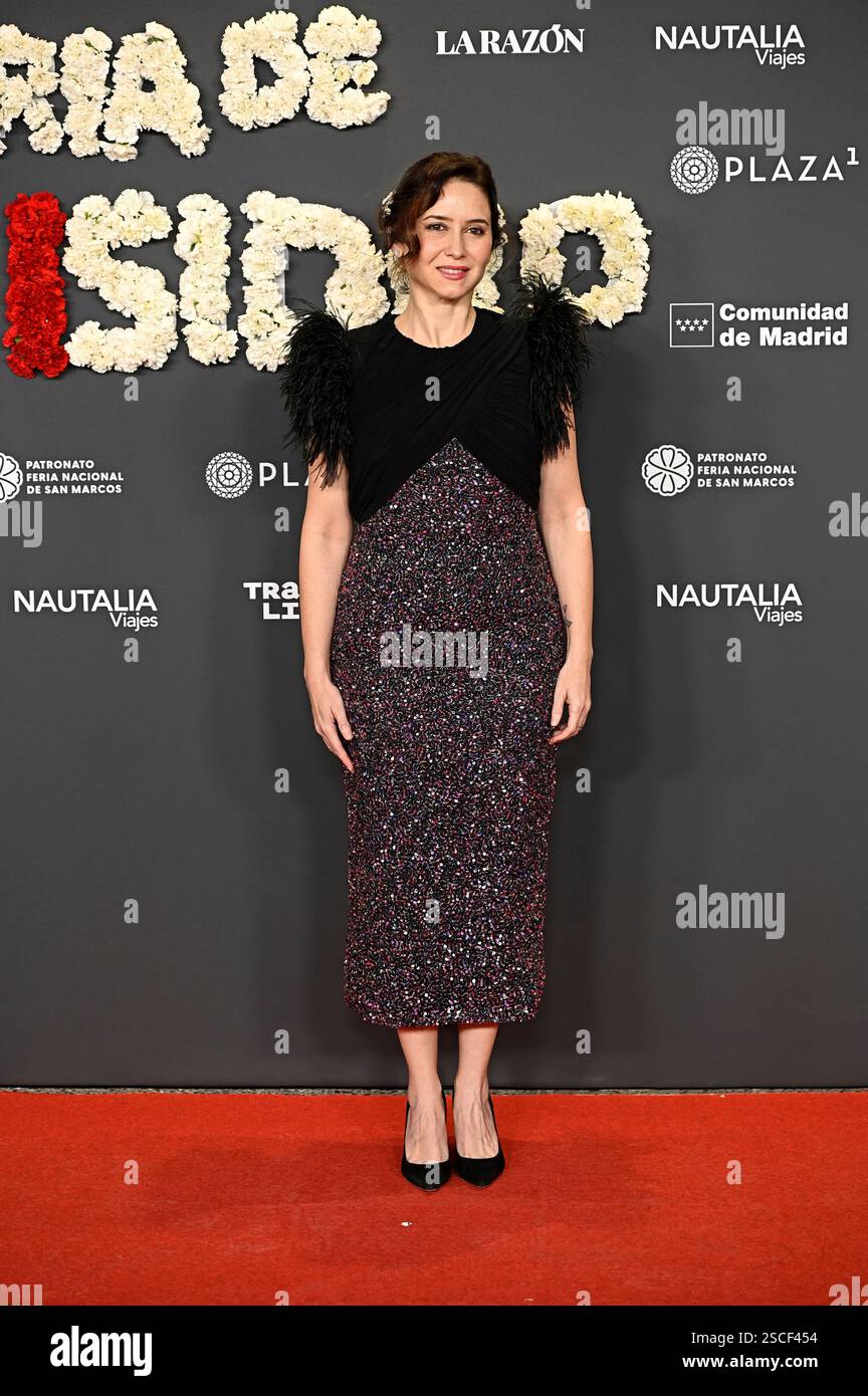 Isabel Díaz Ayuso during the red carpet of the gala presentation of ...