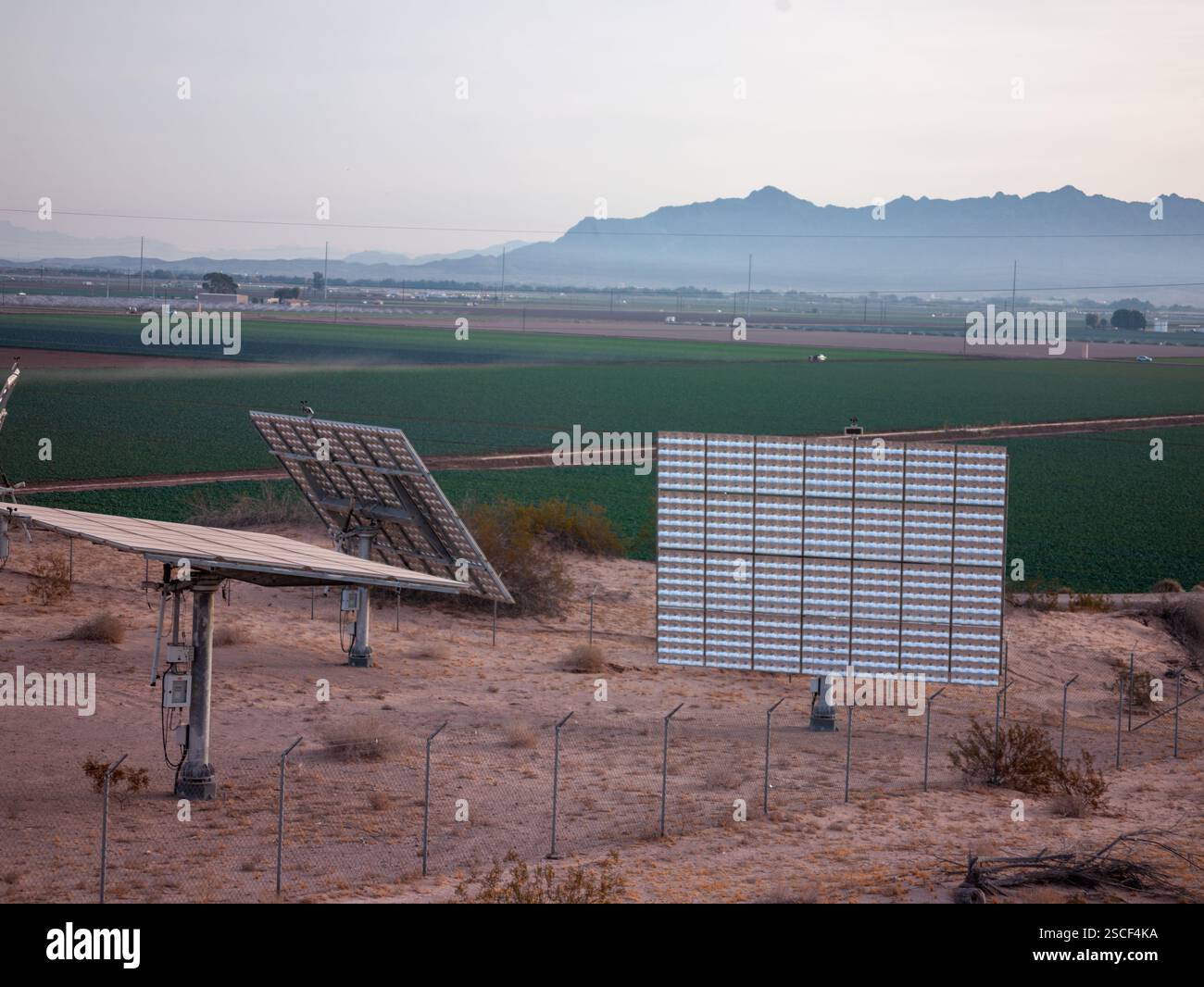 Obsolete Solar Farm Stock Photo - Alamy