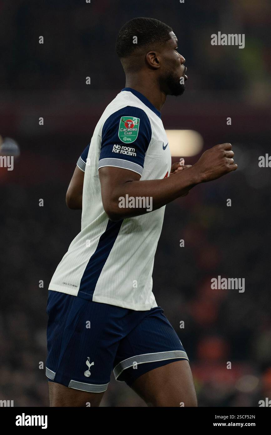 Kevin Danso of Tottenham Hotspur is seen during the Carabao Cup Semi ...