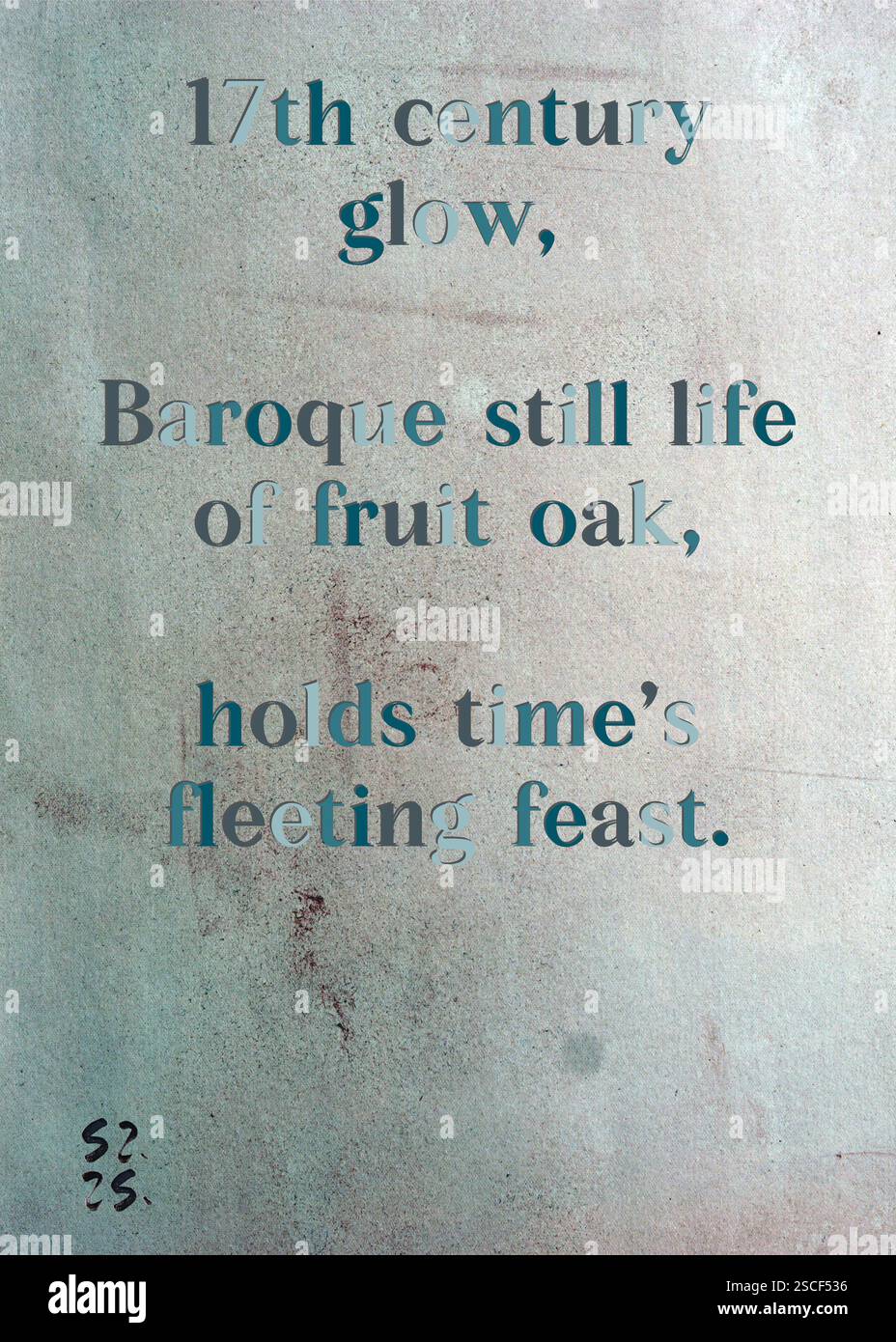 17th century glow, Baroque still life of fruit oak, holds time's ...