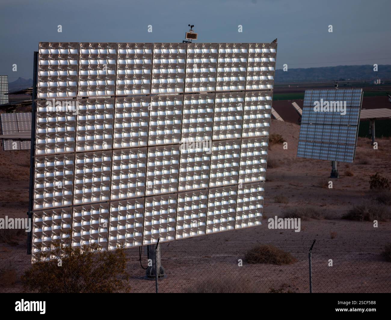 Obsolete Solar Farm Stock Photo - Alamy