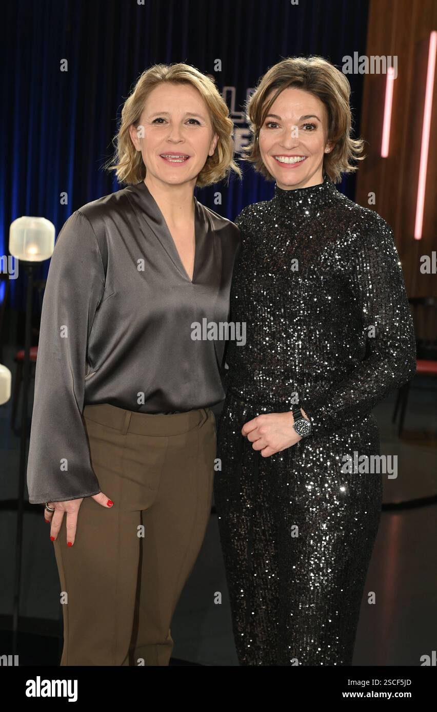 Moderatorin Susan Link und Anna Planken , l-r, als Moderatorin in der ...