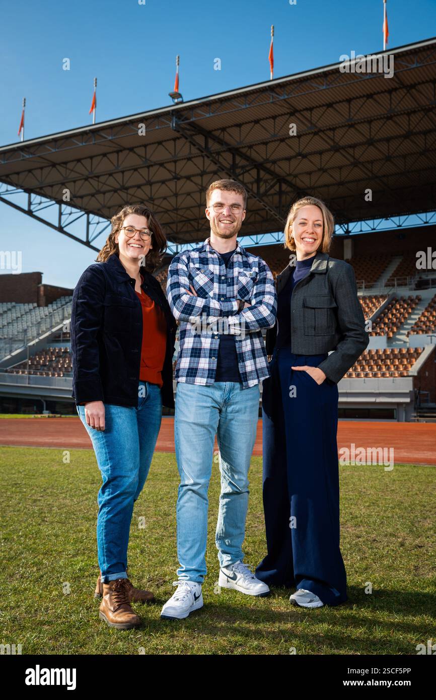 AMSTERDAM. 05-02-2025. Olympisch Stadion. Promotiebeelden voor Vrouwen ...