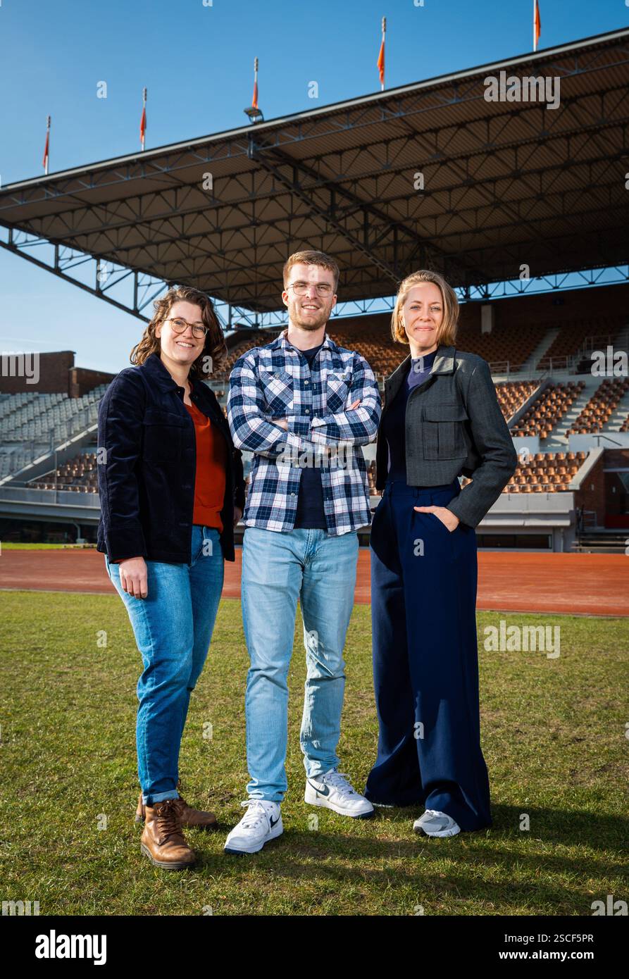AMSTERDAM. 05-02-2025. Olympisch Stadion. Promotiebeelden voor Vrouwen ...