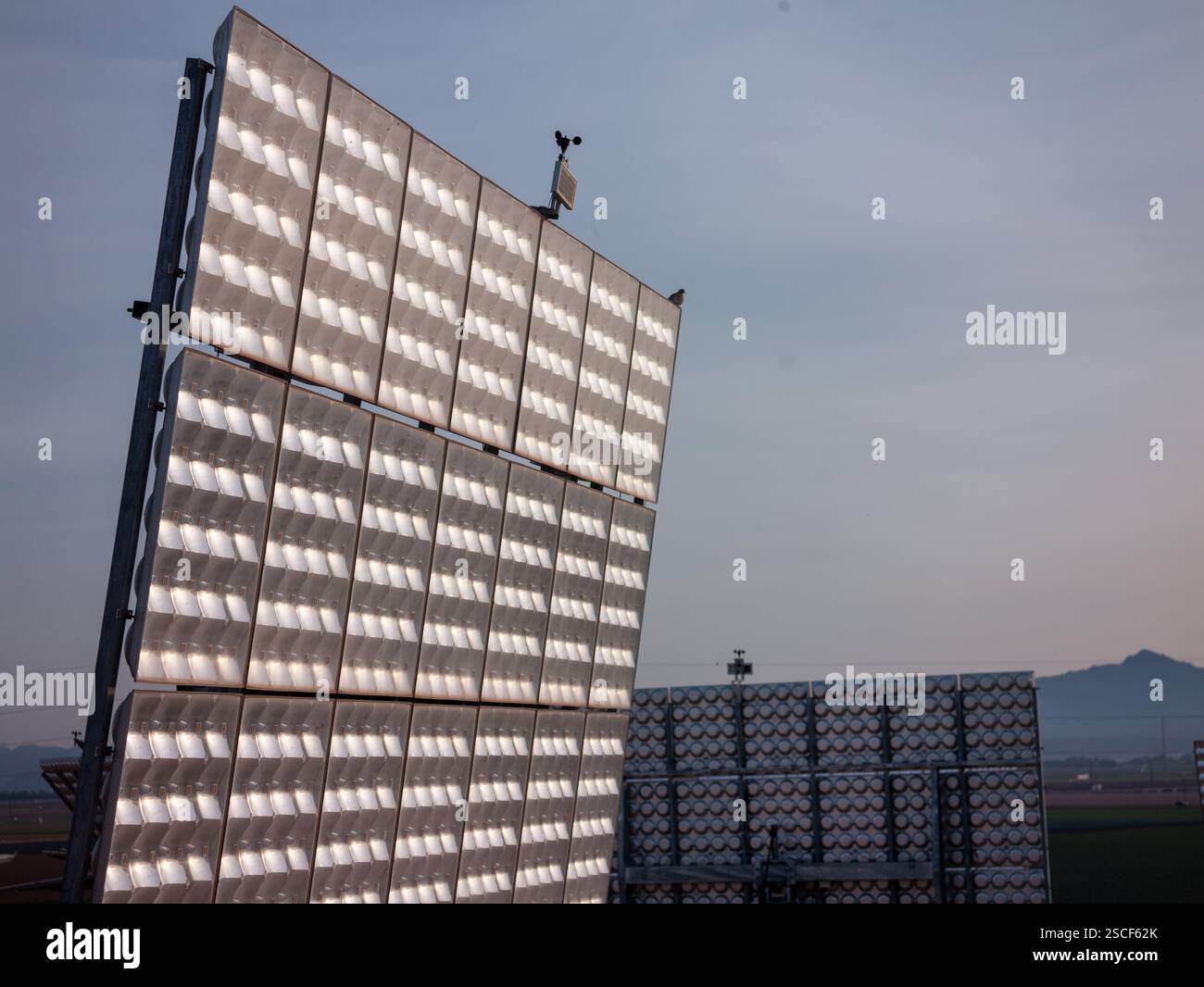 Obsolete Solar Farm Stock Photo - Alamy