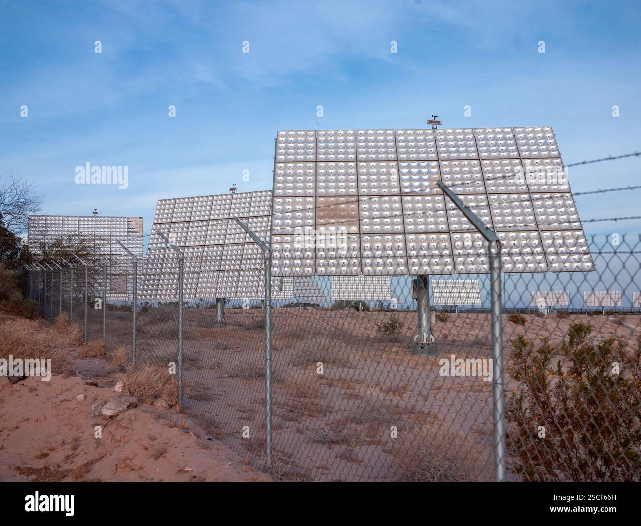 Obsolete Solar Farm Stock Photo - Alamy