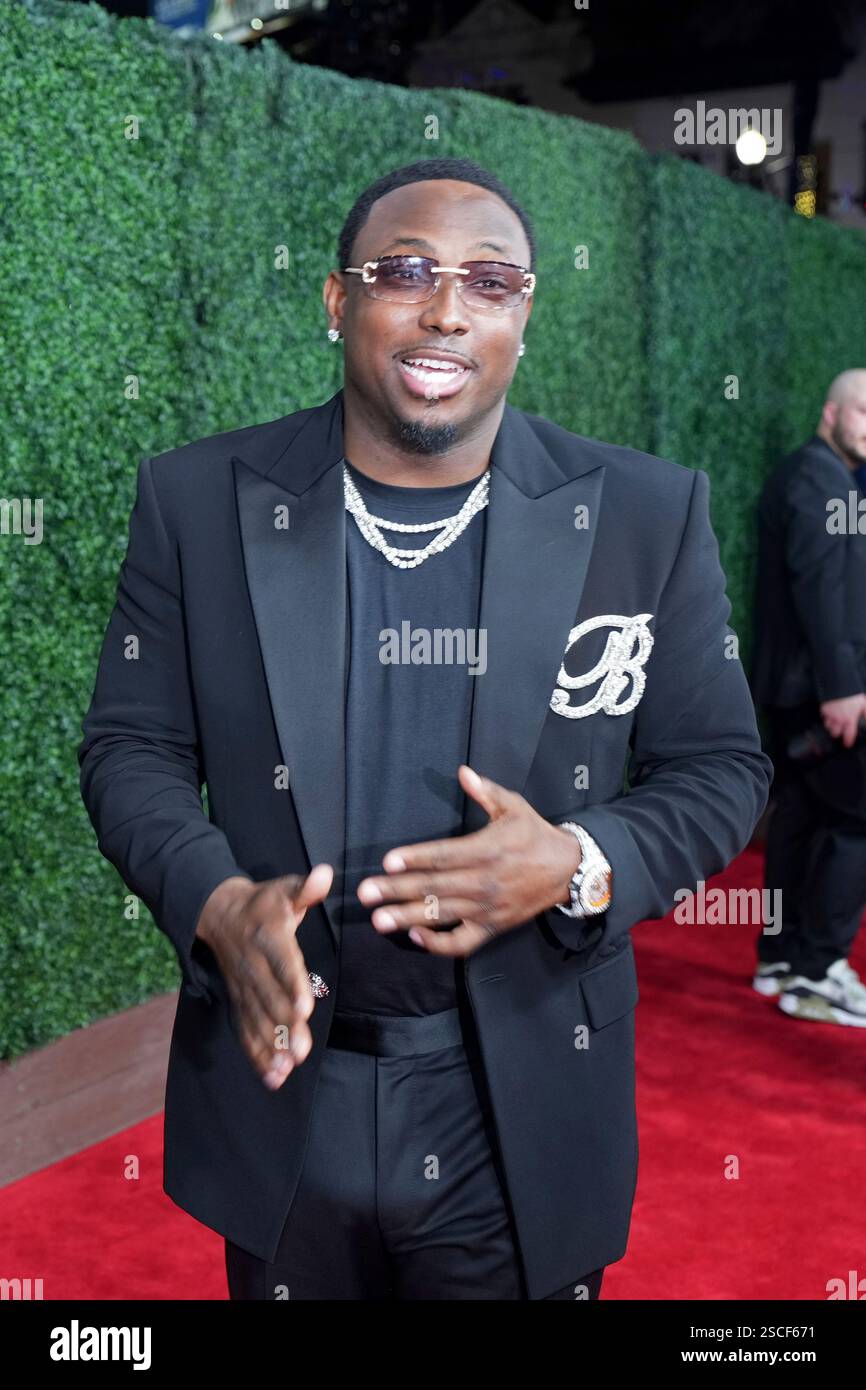 NFL Legend LeSean McCoy walks the red carpet before the NFL Honors ...