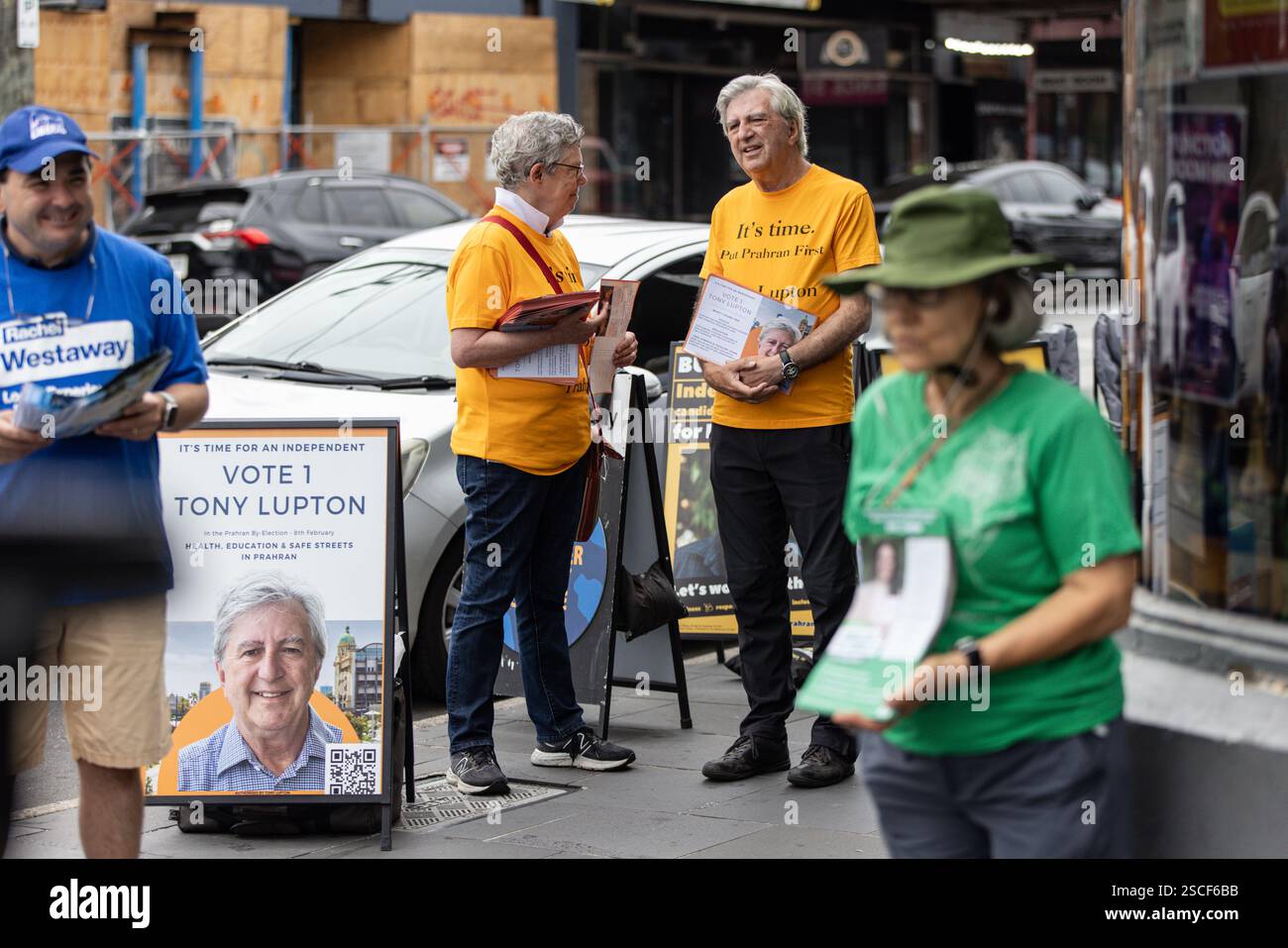 Melbourne, Australia. 07th Feb, 2025. Independent candidate for Prahran ...