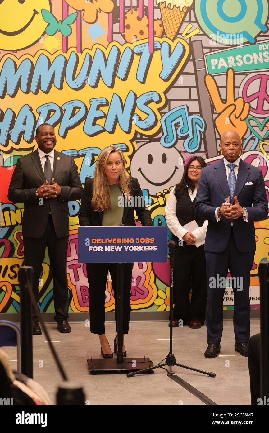 NEW YORK, NEW YORK - FEBRUARY 06: Commonpoint Queens CEO Danielle ...