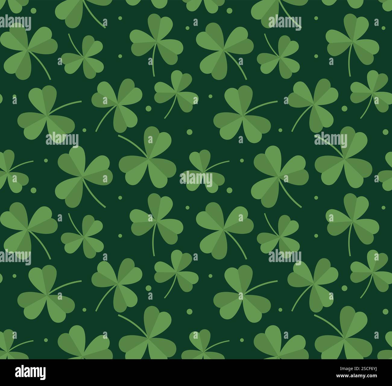 Clover seamless pattern. Repeating design element for printing on ...